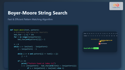 Boyer-Moore String Search: Fast String Matching Algorithm Explained - CodeLucky