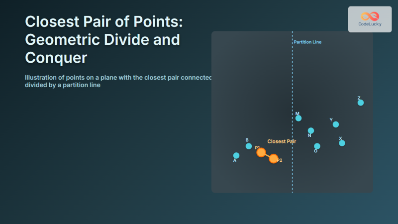 Closest Pair of Points: Geometric Divide and Conquer Algorithm Explained - CodeLucky