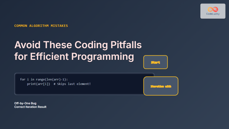 Common Algorithm Mistakes: Avoid These Coding Pitfalls for Efficient ...