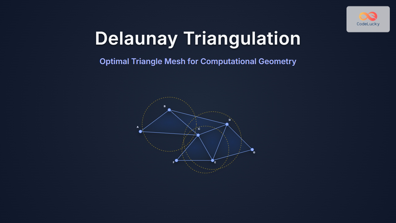Delaunay Triangulation: Optimal Triangle Mesh for Geometry and Mesh Generation - CodeLucky