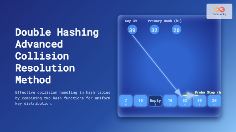 Double Hashing: Advanced Collision Resolution Method Explained with ...