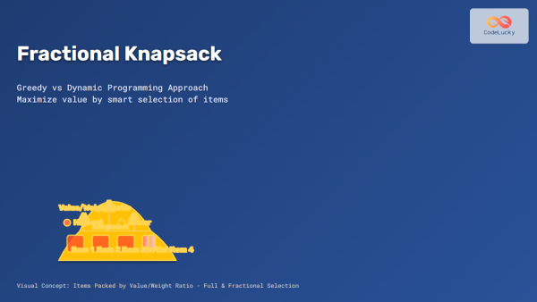 Fractional Knapsack: Greedy vs Dynamic Programming Approach Explained ...