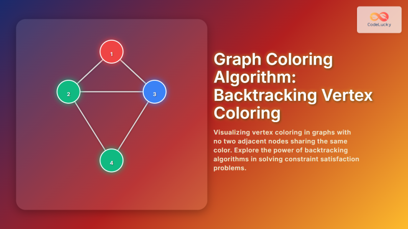 Graph Coloring Algorithm: Backtracking Vertex Coloring Explained ...