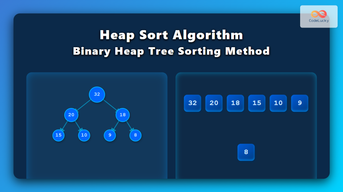 Heap Sort Algorithm: Binary Heap Tree Sorting Method Explained with Examples - CodeLucky
