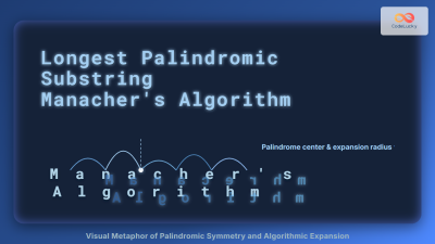 Longest Palindromic Substring: Manacher's Algorithm Explained with Examples - CodeLucky