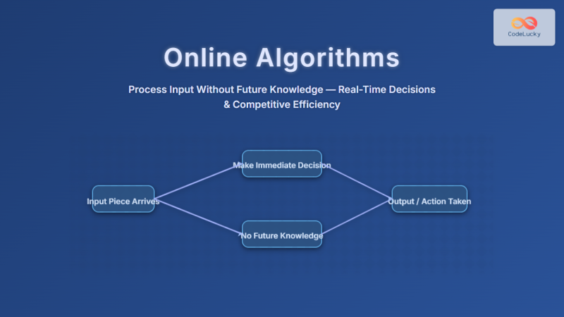 Online Algorithms: Process Input Without Future Knowledge for Real-Time ...