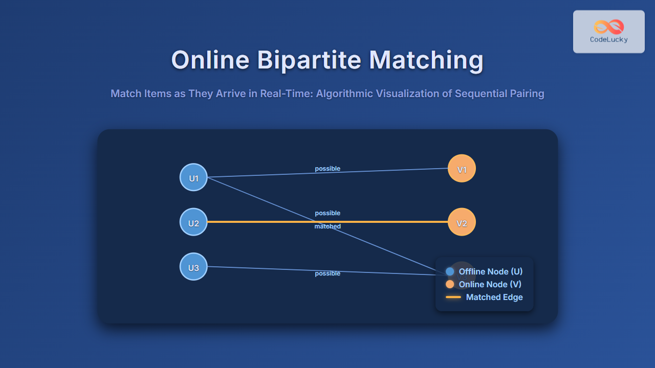Online Bipartite Matching: Real-Time Item Matching Algorithms Explained - CodeLucky