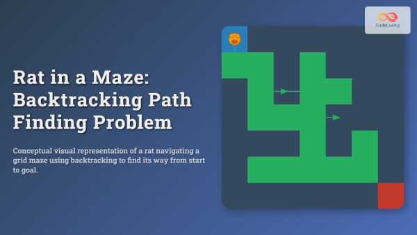 Rat in a Maze: Backtracking Path Finding Problem Explained with Examples - CodeLucky