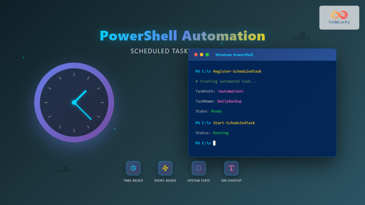 Using Scheduled Tasks and Triggered Automation with PowerShell: Complete Guide to Task ...