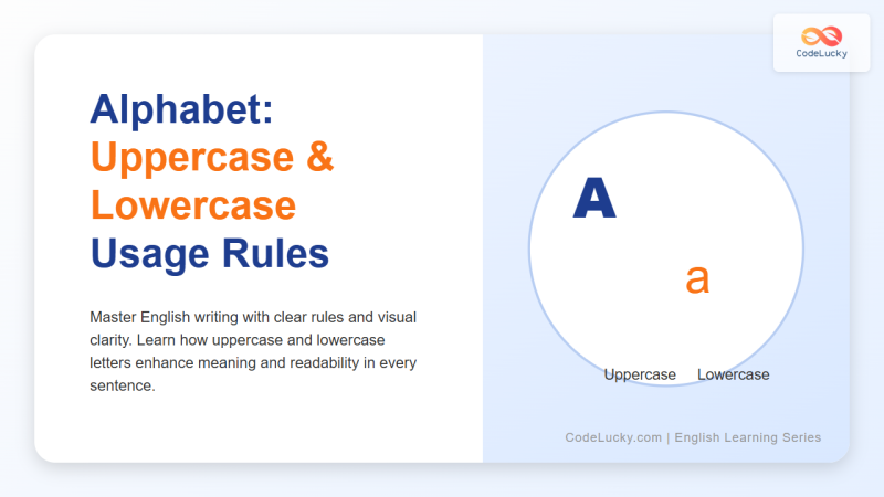 Alphabet: Uppercase and Lowercase Usage Rules for English Learners ...