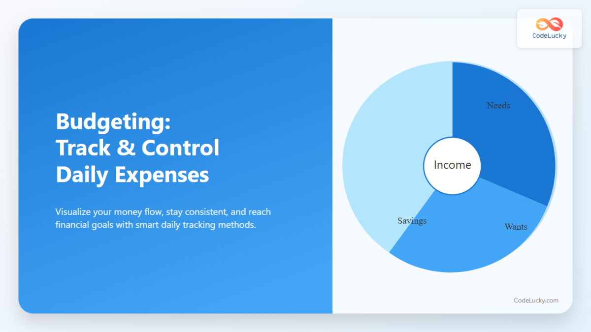Budgeting: How to Track and Control Daily Expenses Effectively - CodeLucky