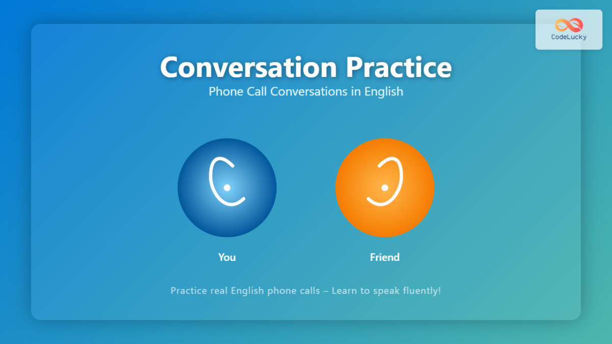 Conversation Practice: Phone Call Conversations for English Learners ...