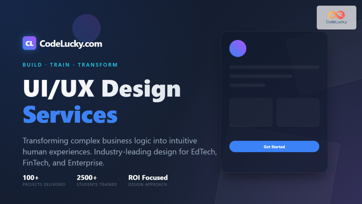 UI/UX Design Services: Transforming User Logic into Human Experiences ...
