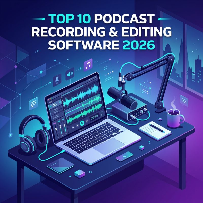 Top 10 Podcast Recording and Editing Software in 2026 - CodeLucky